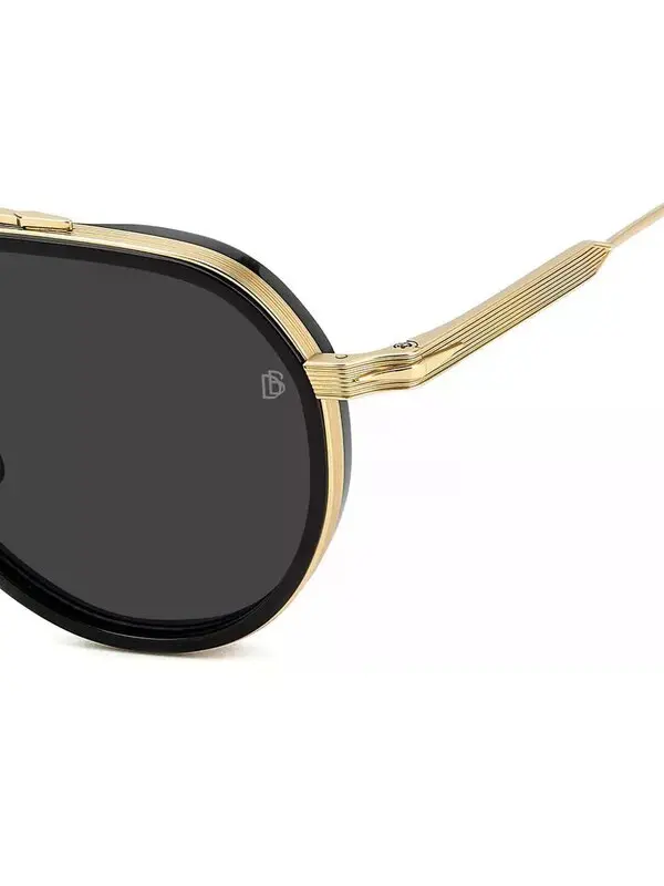 DB EYEWEAR BY DAVID BECKHAM Double-bridge Aviator Sunglasses