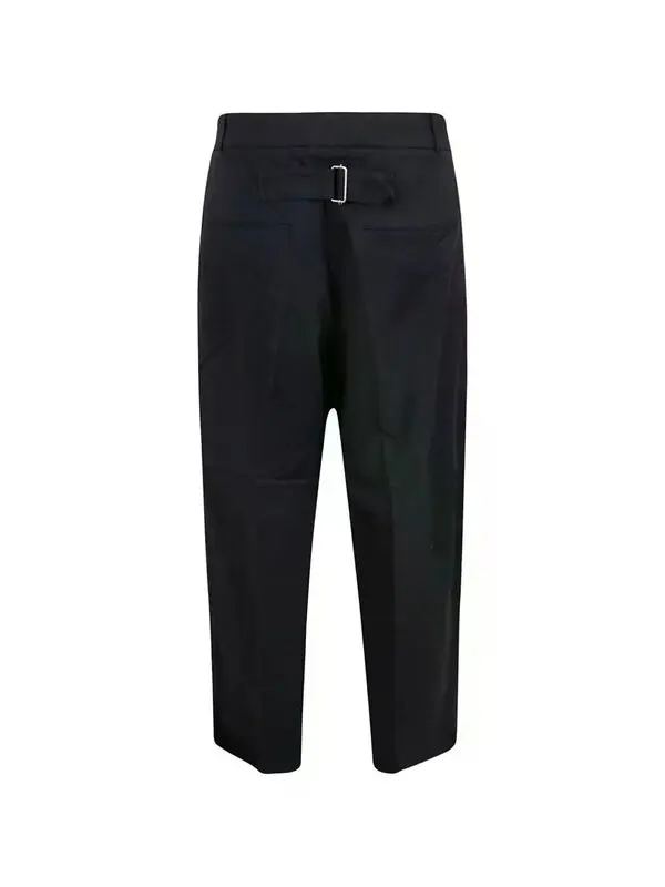 Fabiana Filippi Belt-loop Buckle-detail Trousers - Blue
