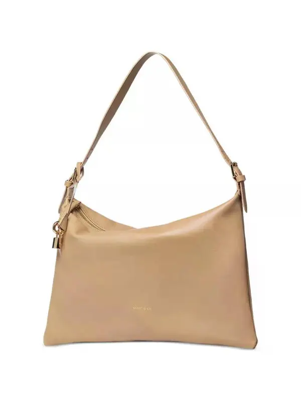 MARC ELLIS Logo Shoulder Bag - Neutrals