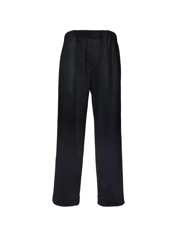 META CAMPANIA COLLECTIVE Drawstring Cashmere Trousers - Black