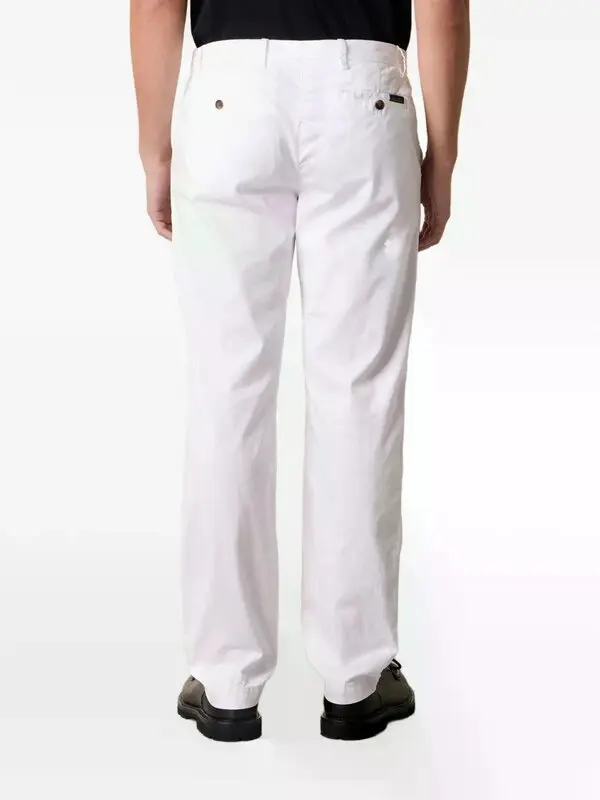 Brooks Brothers Stretch-cotton Chino Trousers - White