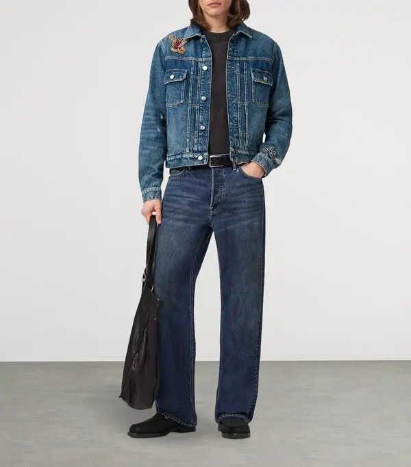 ALLSAINTS Exile Patch Denim Jacket