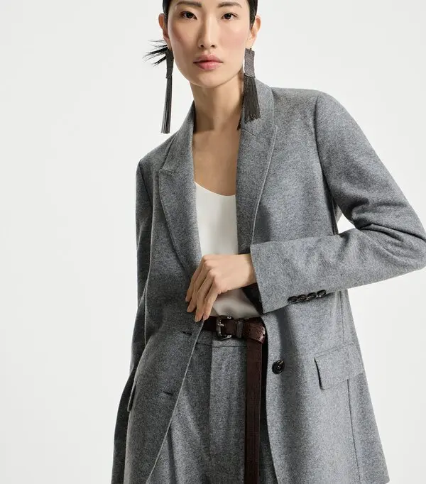Brunello Cucinelli Cashmere Jersey Blazer