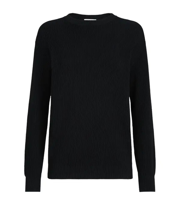 Brunello Cucinelli Cotton Monili-detail Crew Neck Sweater