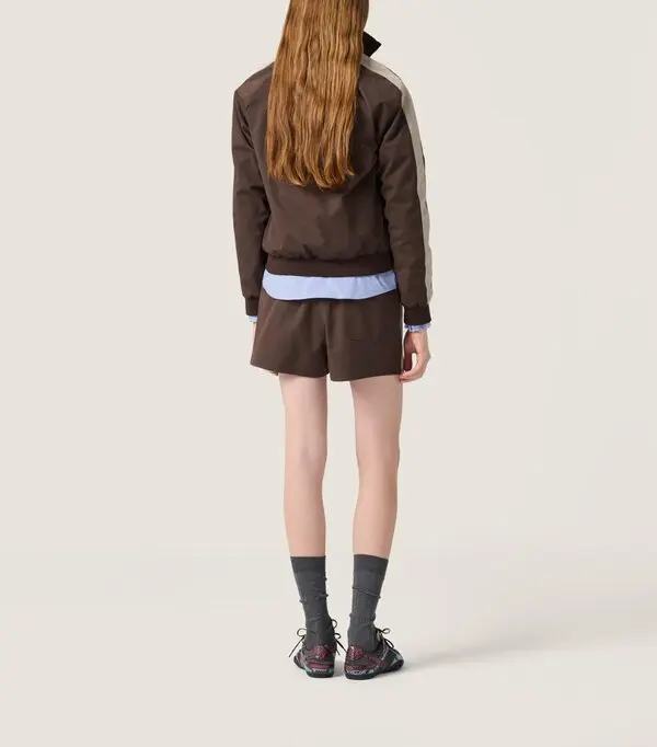 Miu Miu Cotton Twill Blouson Jacket