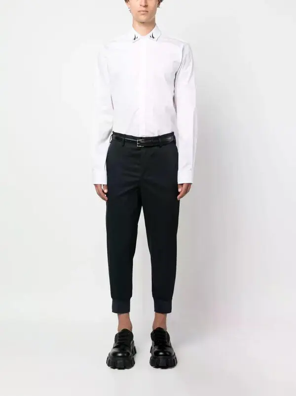 Neil Barrett Cropped-leg Chino Trousers
