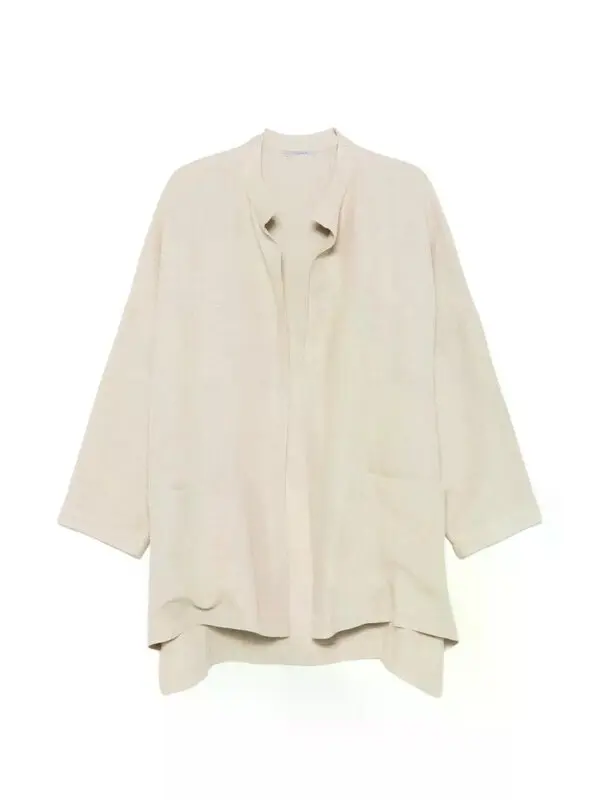Alberta Ferretti Mandarin Collar Cardigan