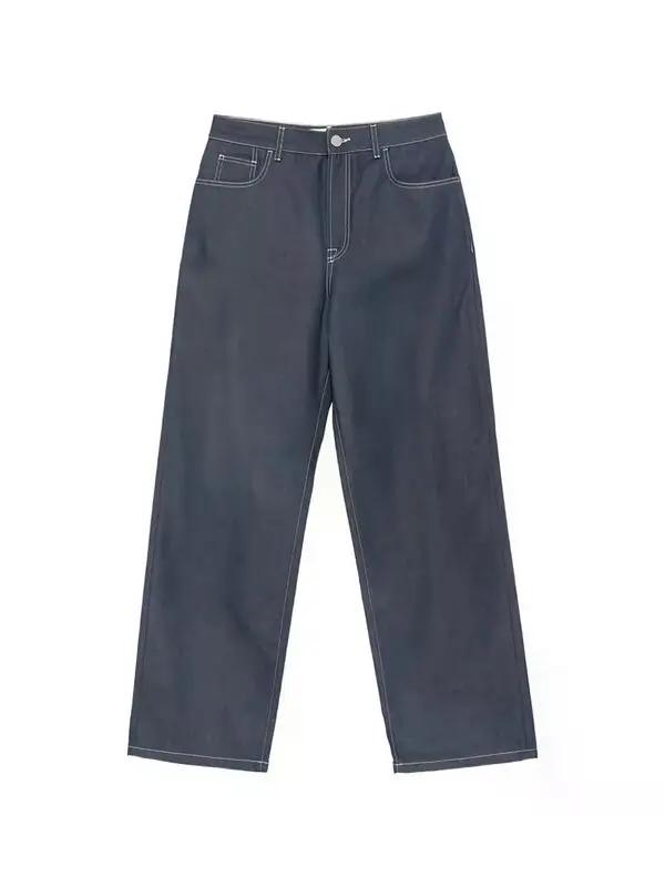 RÓHE Contrast-stitching Jeans - Blue