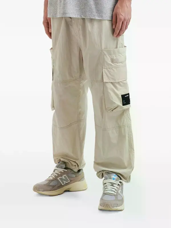 Izzue Cargo Pocket Trousers In Beige