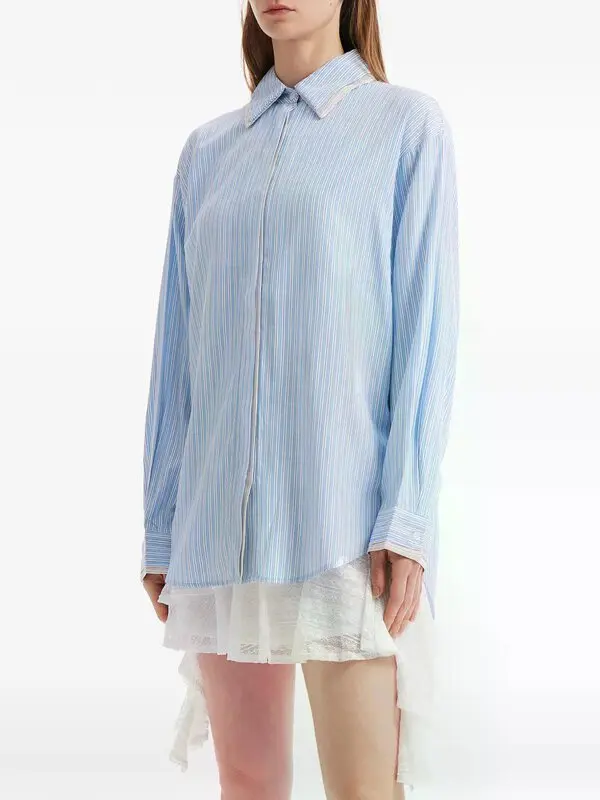 TOUT A COUP Striped Long Sleeve Shirt