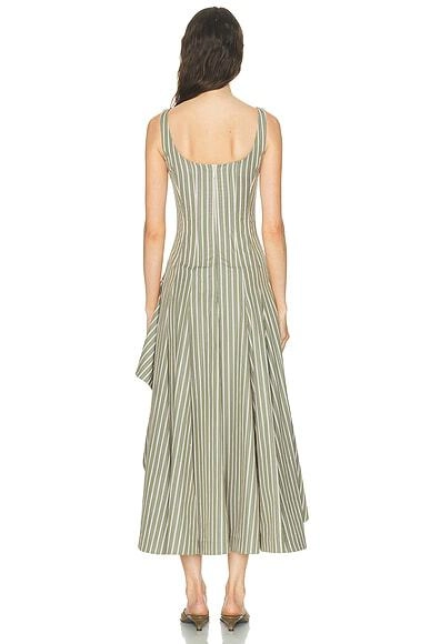 Monse Striped Corset Dress