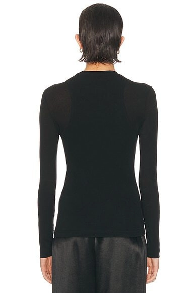 JIL SANDER Double Layer Long Sleeve Top