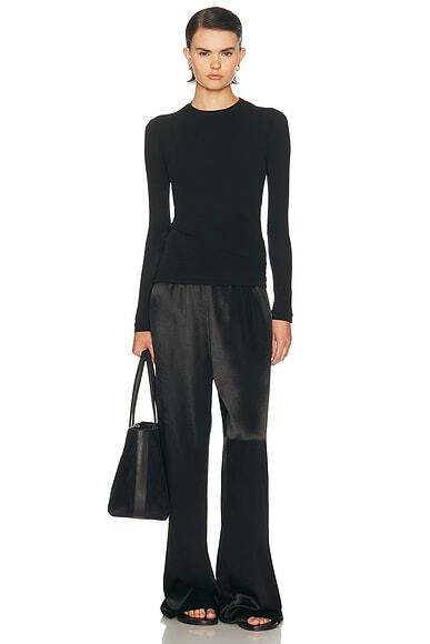JIL SANDER Double Layer Long Sleeve Top