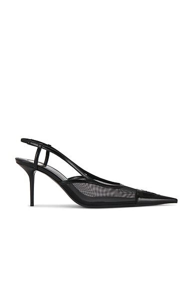 Saint Laurent Renee Slingback Pump - Nero