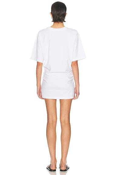 Enza Costa Short Sleeve Supima Curve Mini Dress