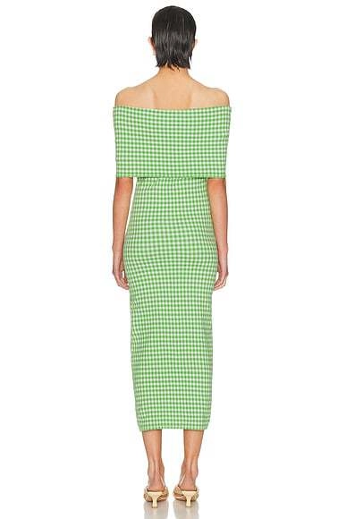 Alexis Costella Gingham Dress - Green Gingham