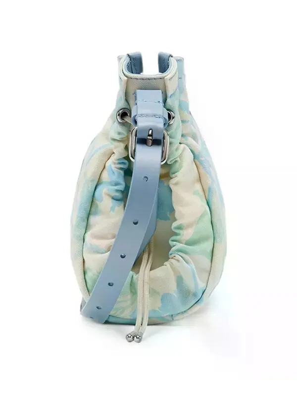 MAISON MARGIELA Floral Print Canvas Messenger Bag