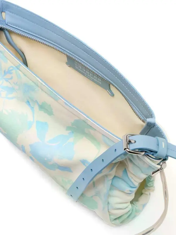 MAISON MARGIELA Floral Print Canvas Messenger Bag