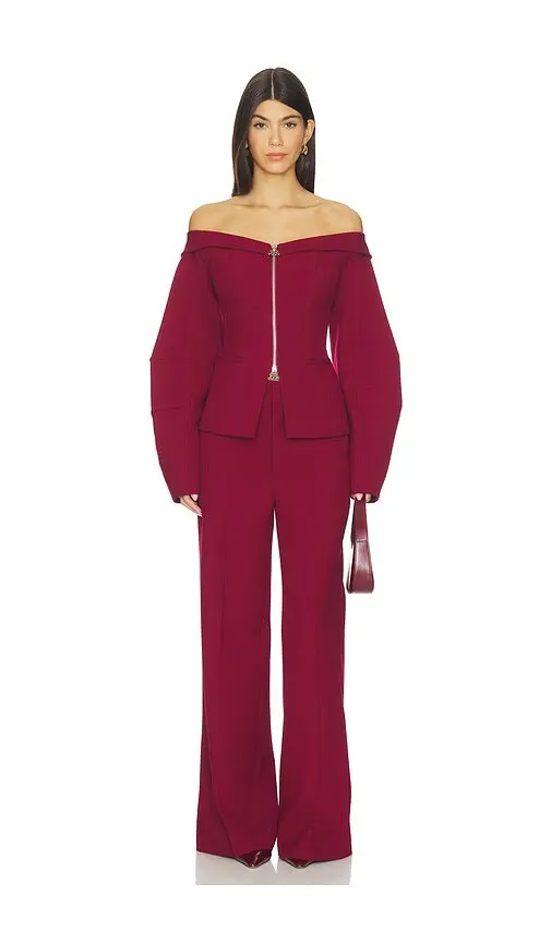 GESTUZ X Barbie Barbara Off-shoulder Blazer