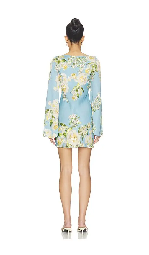 Hemant & Nandita Printed Mini Dress - Blue