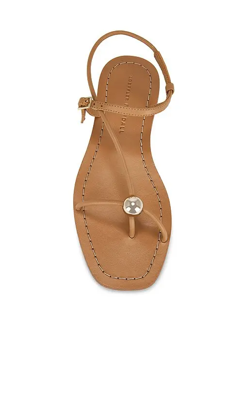 LOEFFLER RANDALL Lara Strappy Flat Sandal - Nude