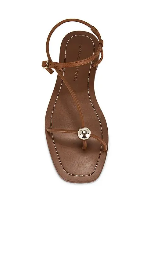 LOEFFLER RANDALL Lara Strappy Flat Sandal - Brown