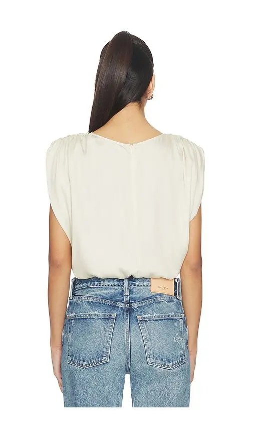 Moussy Vintage Satin Shell Cap Top