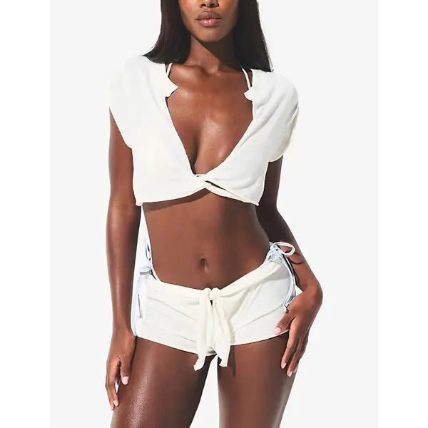 SKIMS Cotton-jersey Shorts