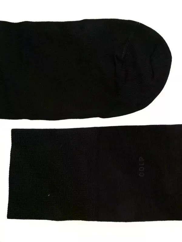 CDLP Ribbed Socks With Logo Print