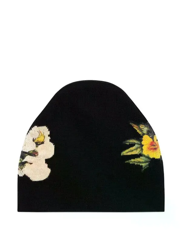 DENIM TEARS X Hardies Nyc Floral Print Beanie Hat