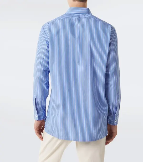 Charvet Striped Cotton Poplin Shirt