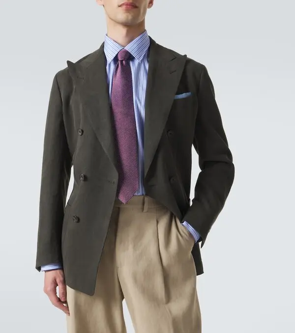 Charvet Silk Jacquard Tie - Blue