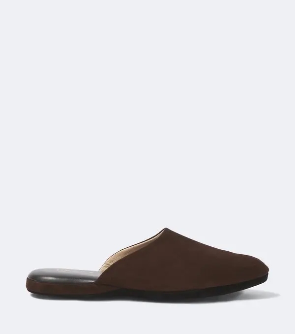 Charvet Suede Slippers - Brown