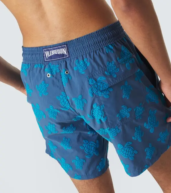 Vilebrequin Moorea Printed Swim Trunks - Blue