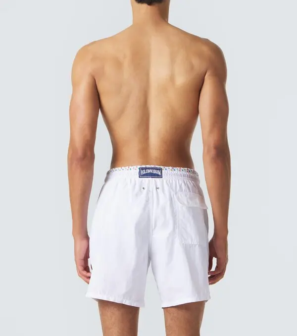 Vilebrequin Moka Printed Swim Trunks - White