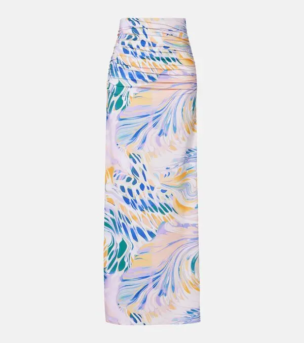 ALEXANDRA MIRO Gia Printed Maxi Skirt