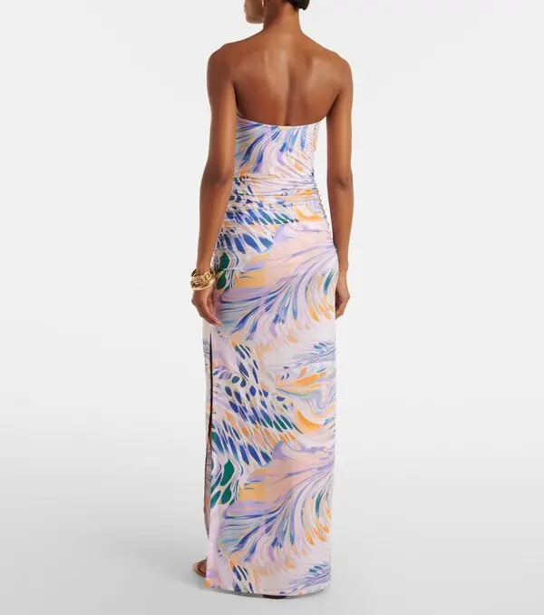 ALEXANDRA MIRO Gia Printed Maxi Skirt