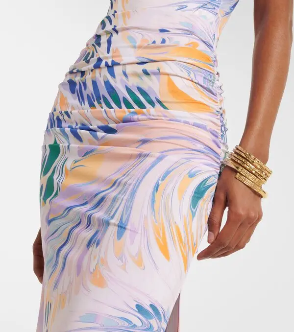 ALEXANDRA MIRO Gia Printed Maxi Skirt