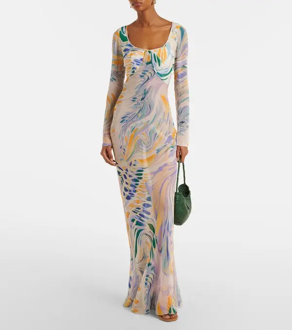ALEXANDRA MIRO Lois Printed Maxi Dress