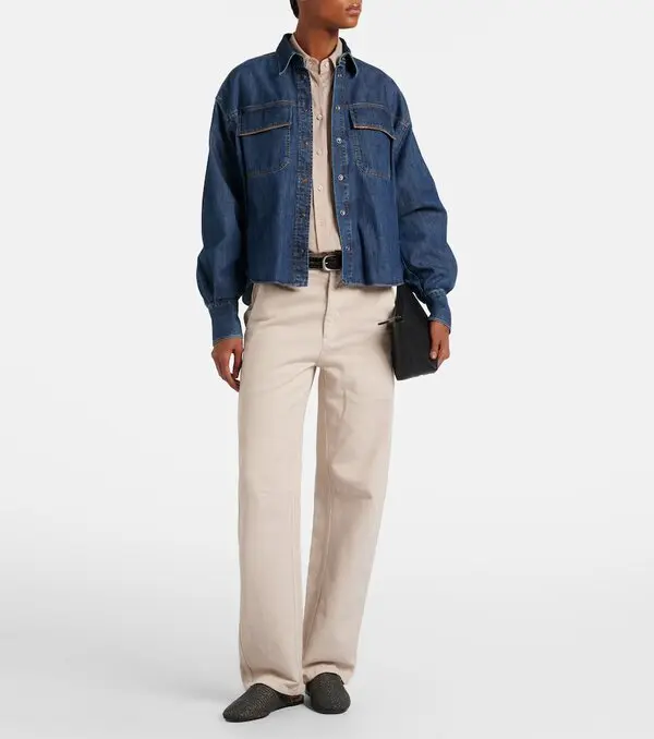 Brunello Cucinelli Monili Denim Jacket