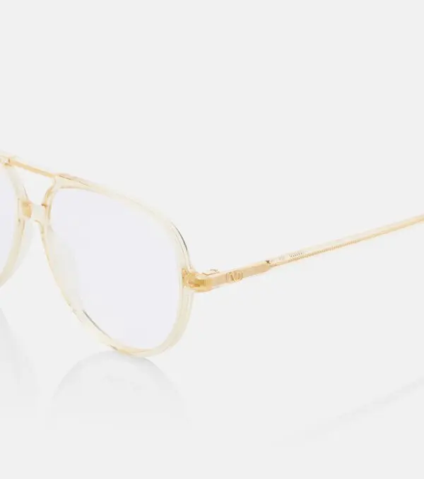 Valentino Garavani Ultralight V Vlogo Aviator Eyeglasses