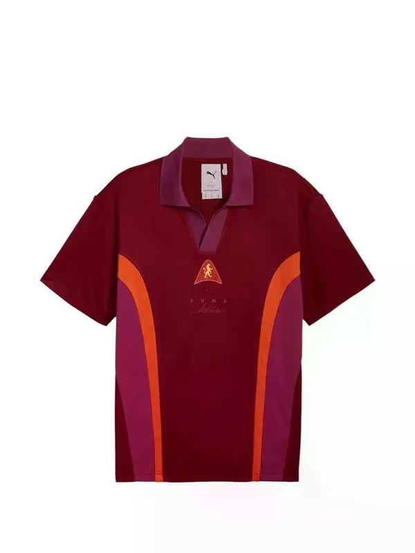 PUMA Players Lane Contrasting Panels Jersey - Red