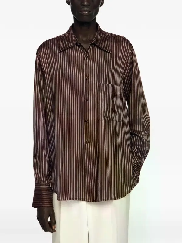Sandro Striped Loose-fit Shirt