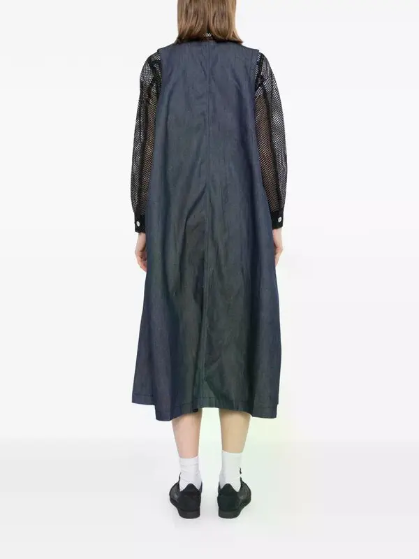 Comme Des Garçons Zip-pocket Sleeveless Dress