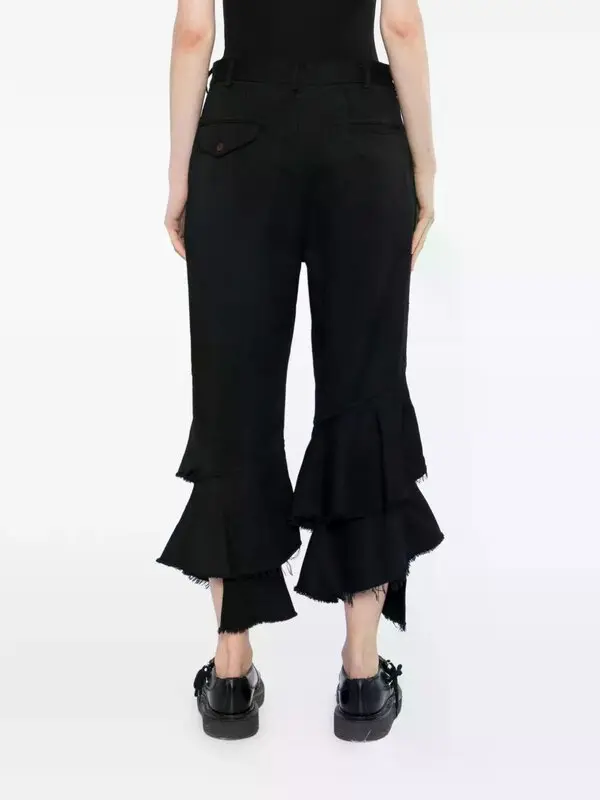 Comme Des Garçons Ruffled Tiered Trousers