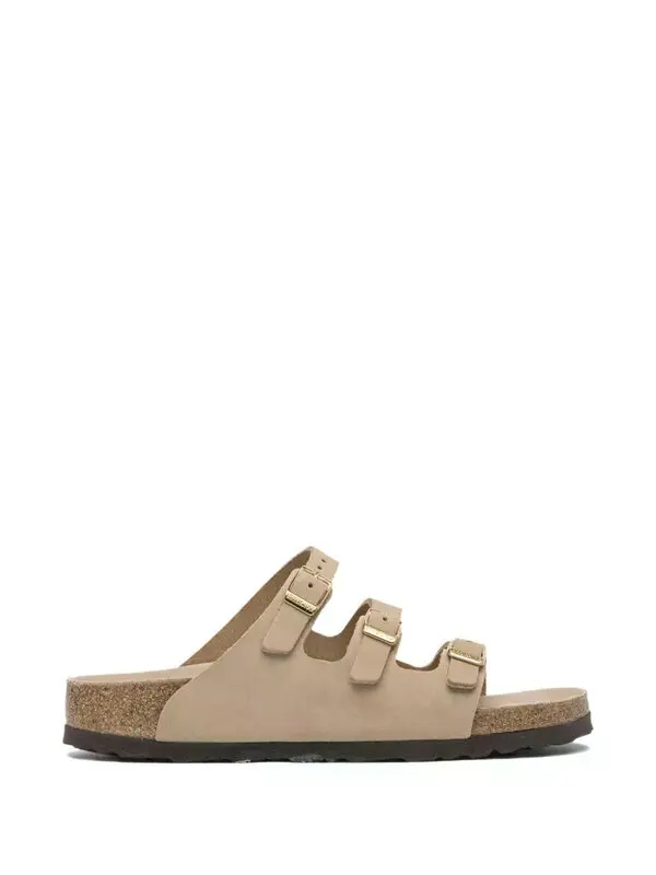 BIRKENSTOCK Florida Buckle Strap Sandals - Neutrals