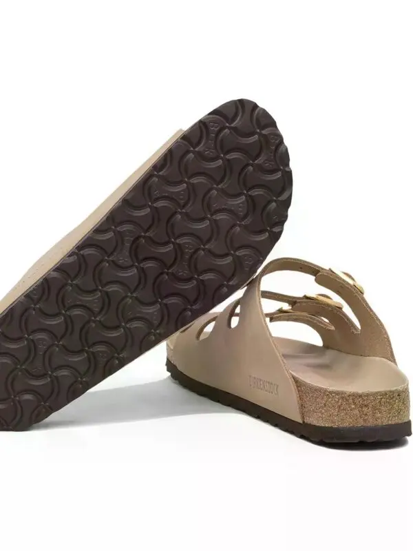 BIRKENSTOCK Florida Buckle Strap Sandals - Neutrals