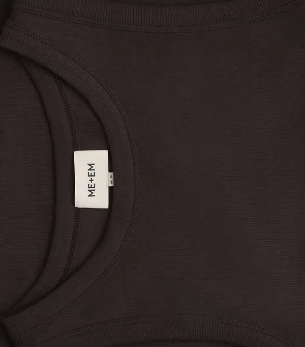 ME+EM Stretch-cotton Tank Top
