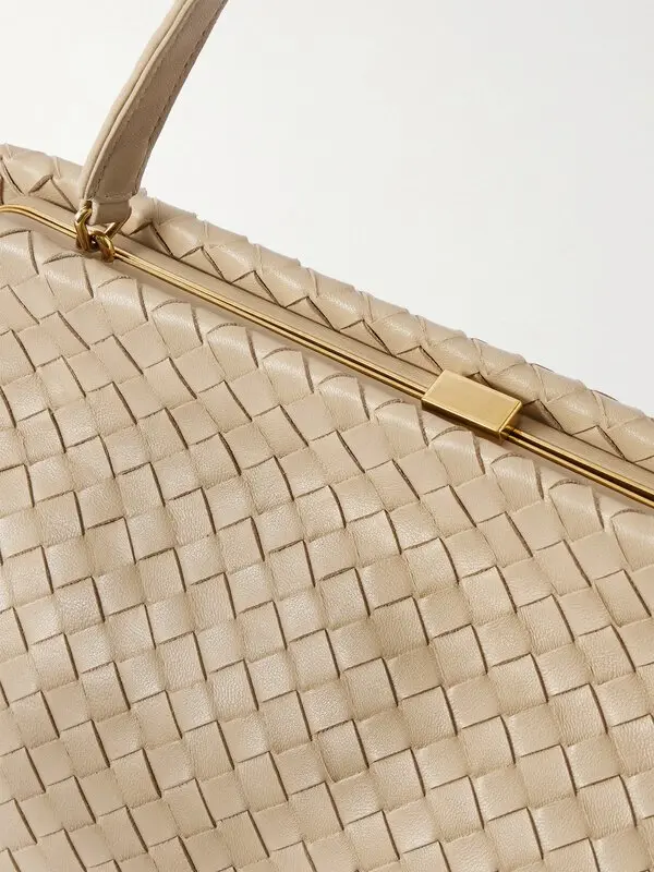 Bottega Veneta The 1998 Intrecciato Leather Shoulder Bag - Neutrals