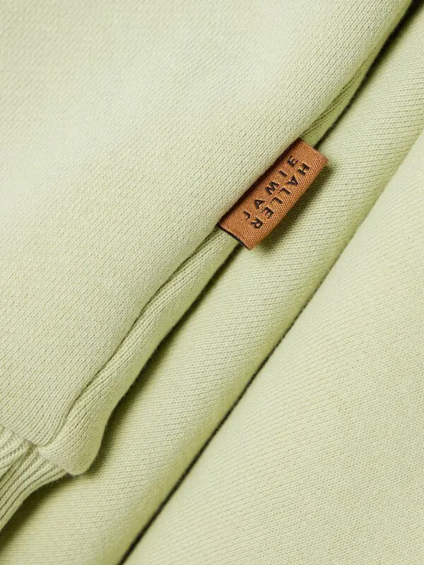 JAMIE HALLER The Daily Cotton-terry Sweatshirt - Green